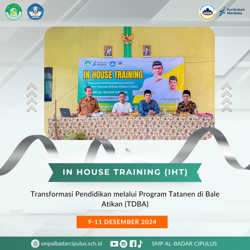 IN HOUSE TRAINING (IHT) – Web Sekolah